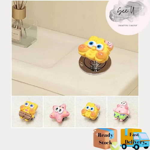 Toilet Water Press Flush Button Multifunction Cabinet Drawer Adhesive ...