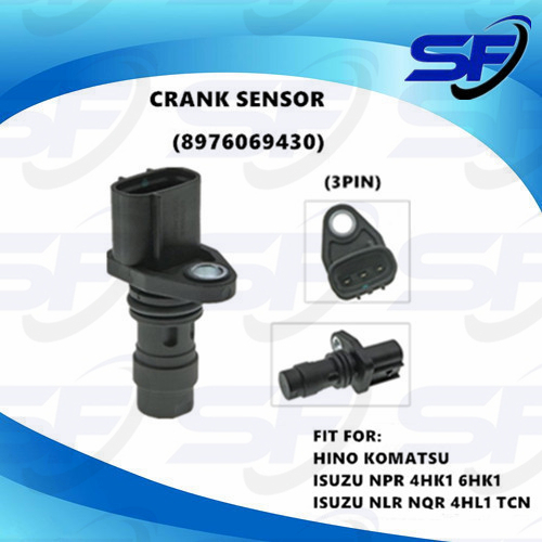 ISUZU NPR 4HK1 6HK1 NLR NQR 4HK1 4HL1 TCN HINO KOMATSU CRANK SENSOR ...