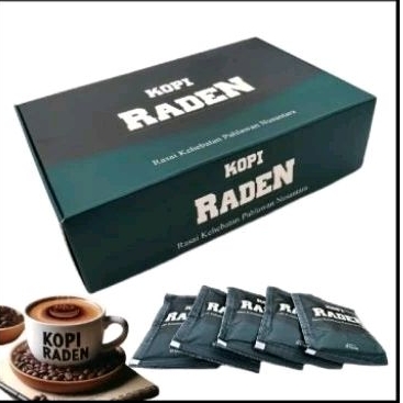 1 KOTAK KOPI RADEN (5PCS) NEW PACKAGING (100% ORIGINAL HQ) | Shopee ...