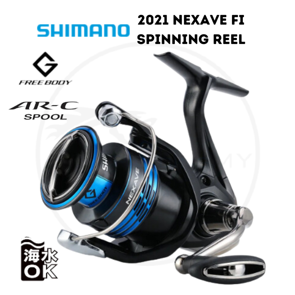 Shimano Nexave 2021 Spinning Fishing Reel 1 Year Warranty with Free ...