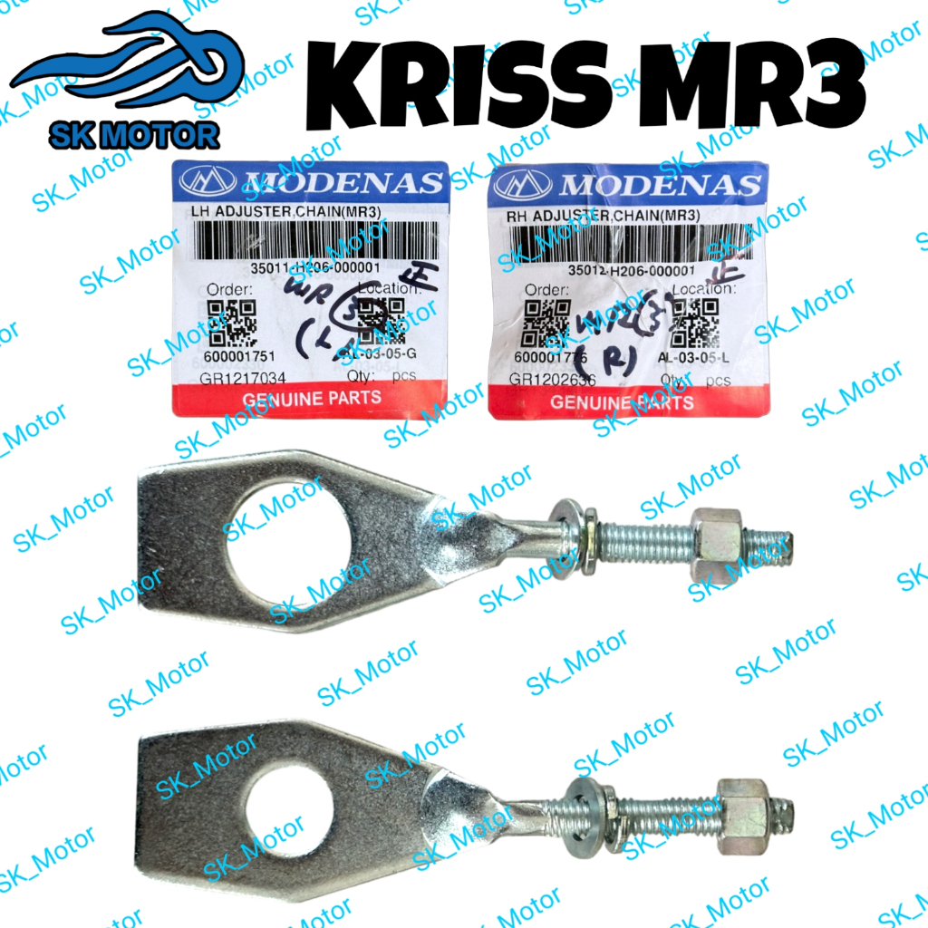 Modenas KRISS MR2 MR3 Original Chain Adjuster Left Right LH RH 35011 ...