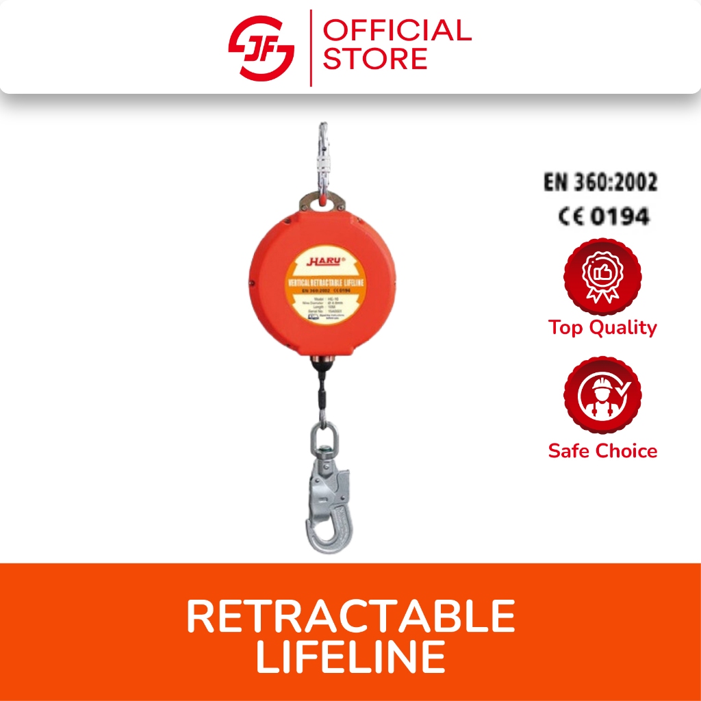 Haru Retractable Lifeline Ce Certified Taiwan Product Fall Arrester ...