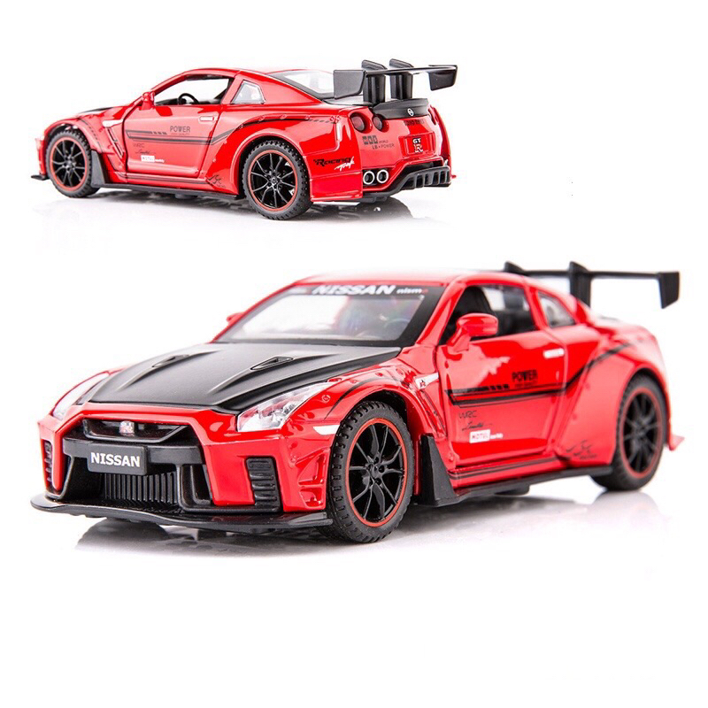 Nissan GTR R35 Diecast 1:32 Scale GTR35 Model Diecast with Sound Light ...