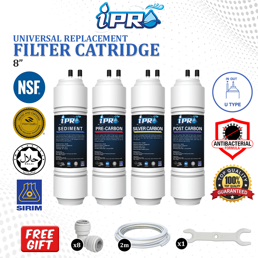iPRO Filter Cartridge Replacement 8" WaterFilter Bundle Set for Water ...