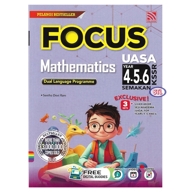 Focus DLP Mathematics (Eng Version) UASA Year 4, 5 & 6 | Shopee Malaysia