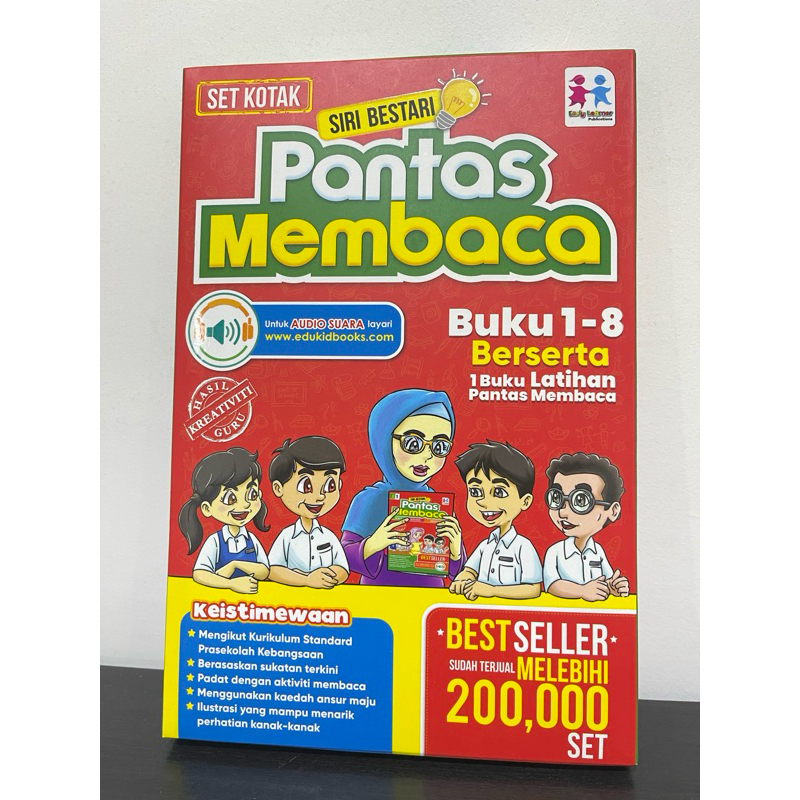 Edukid • Set Kotak Siri Bestari Pantas Membaca ( Buku 1 - 8 Berserta Sebuah Buku Latihan Pantas ...