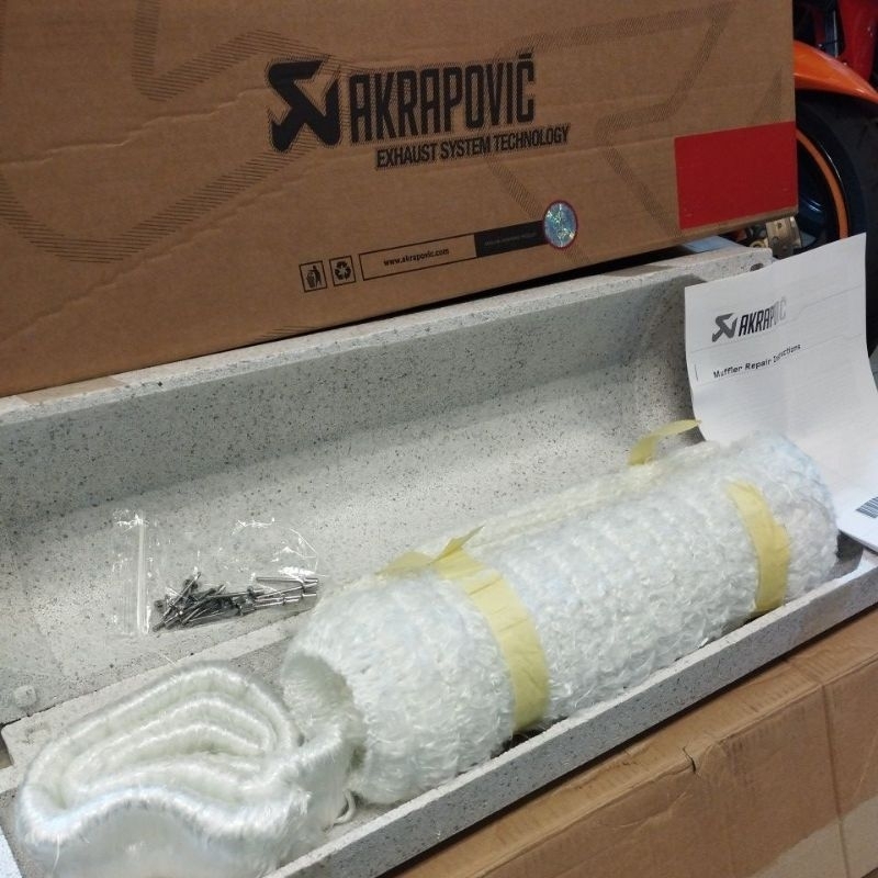 Akrapovic ekzos muffler fiber kit 100% original Akrapovic utk Honda ...