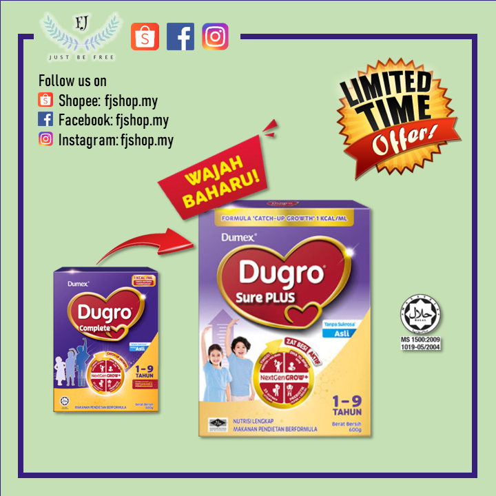 Ready Stock Dumex Dugro Sure Plus 600g (Exp. 04/25 - 07/25) - Limited ...