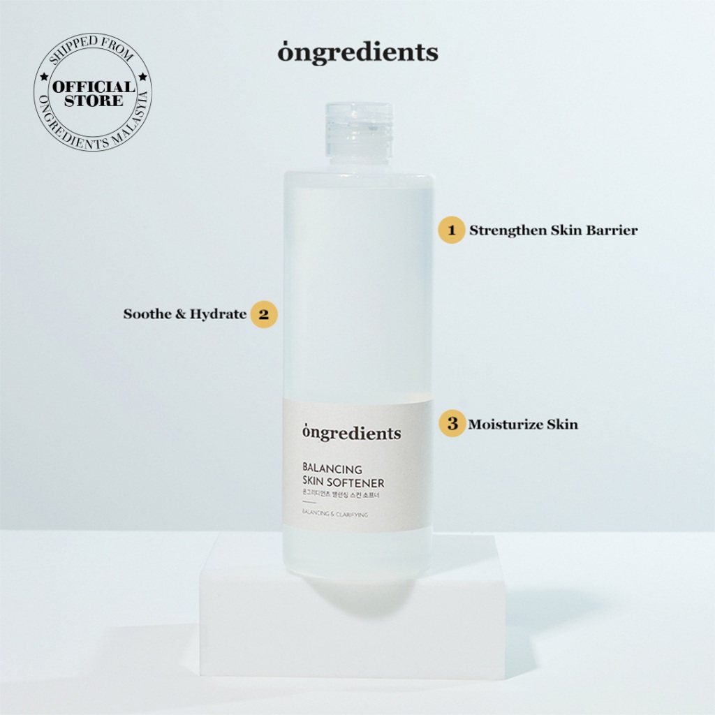 ONGREDIENTS Balancing Skin Softener 250ml | Shopee Malaysia