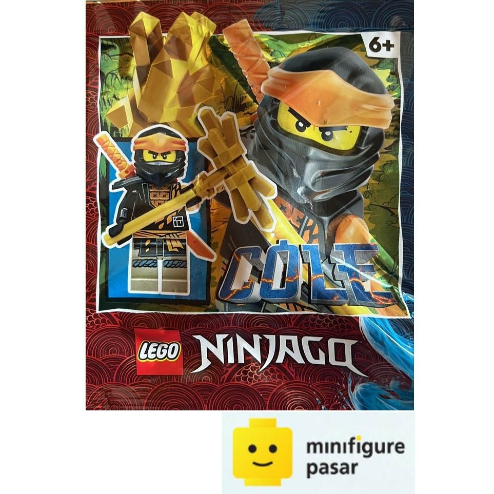 njo720 Lego Ninjago Core 892290 - Cole Minifigure - New SEALED | Shopee ...