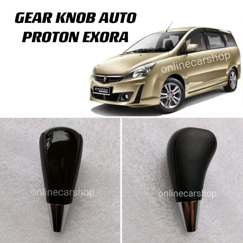 Gear Knob Auto Proton Exora Hitam Kilat / Glossy Black / Carbon Kilat ...
