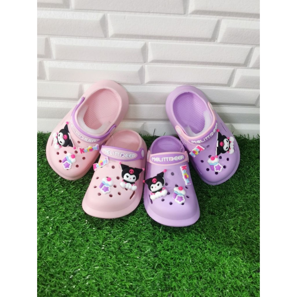 🔥READY STOCK🔥 Kids Slippers Cros Kuromi Shoes Girl Slippers | Shopee ...