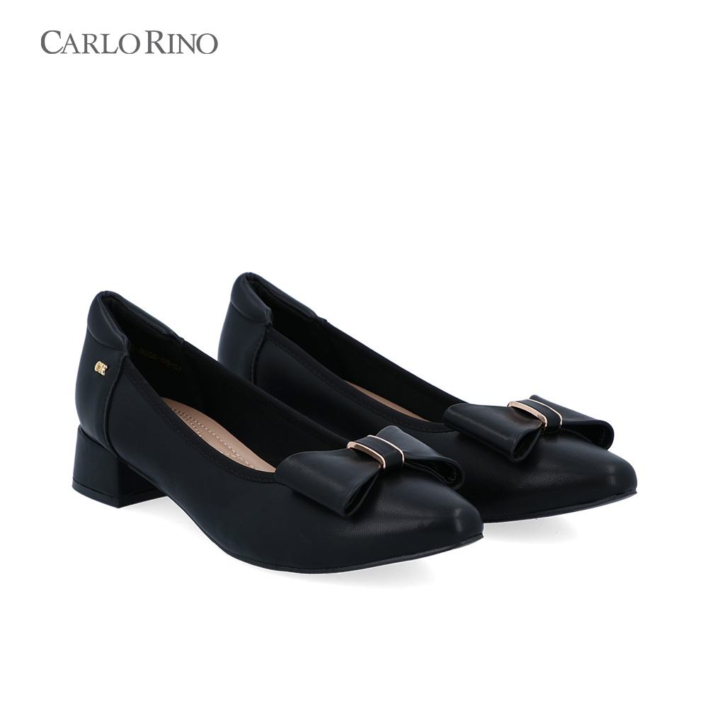 Carlo Rino Carissa Bow Pumps - Black | Shopee Malaysia