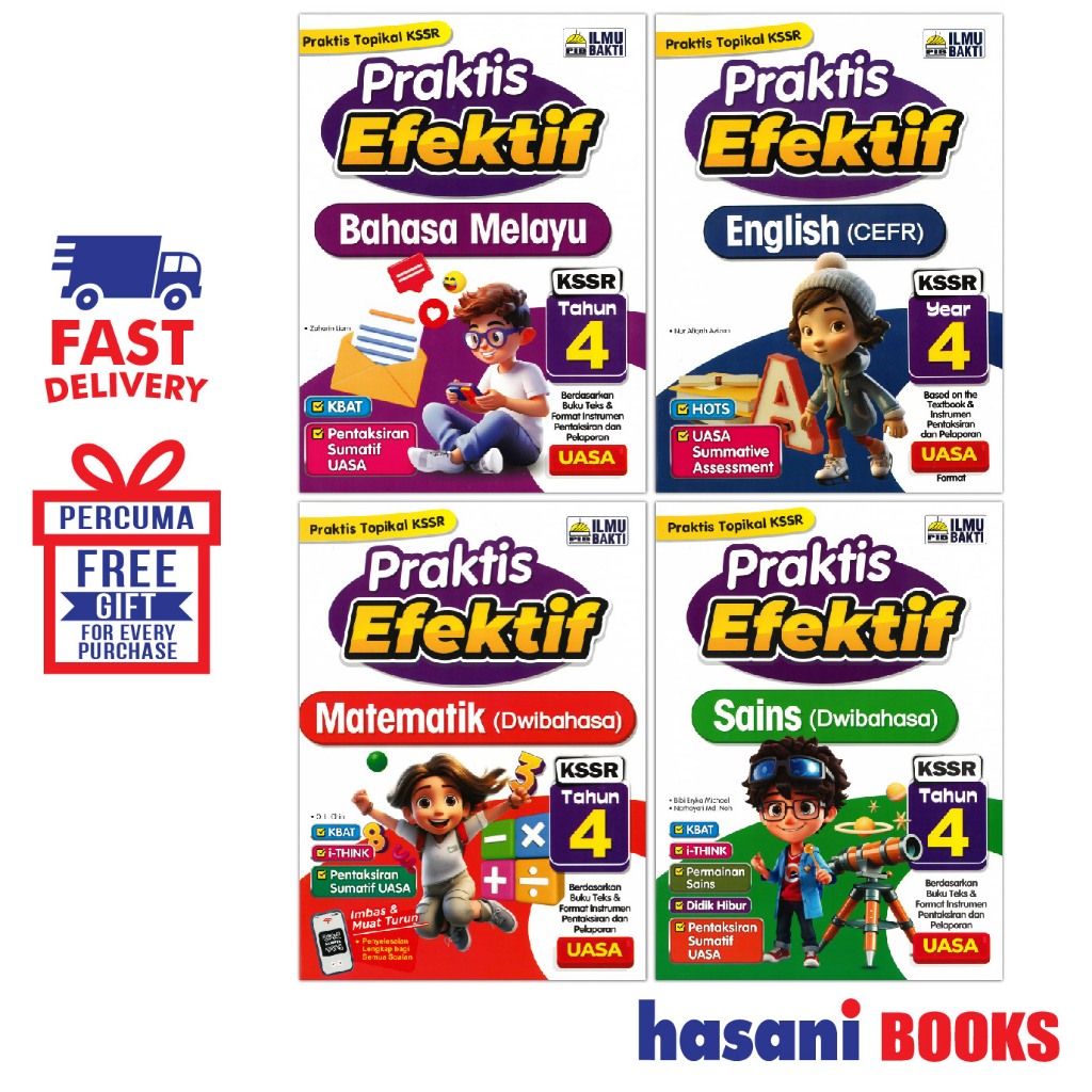 Hasani PIB Buku Latihan Praktis Topikal KSSR Praktis Efektif Tahun 4 | Shopee Malaysia