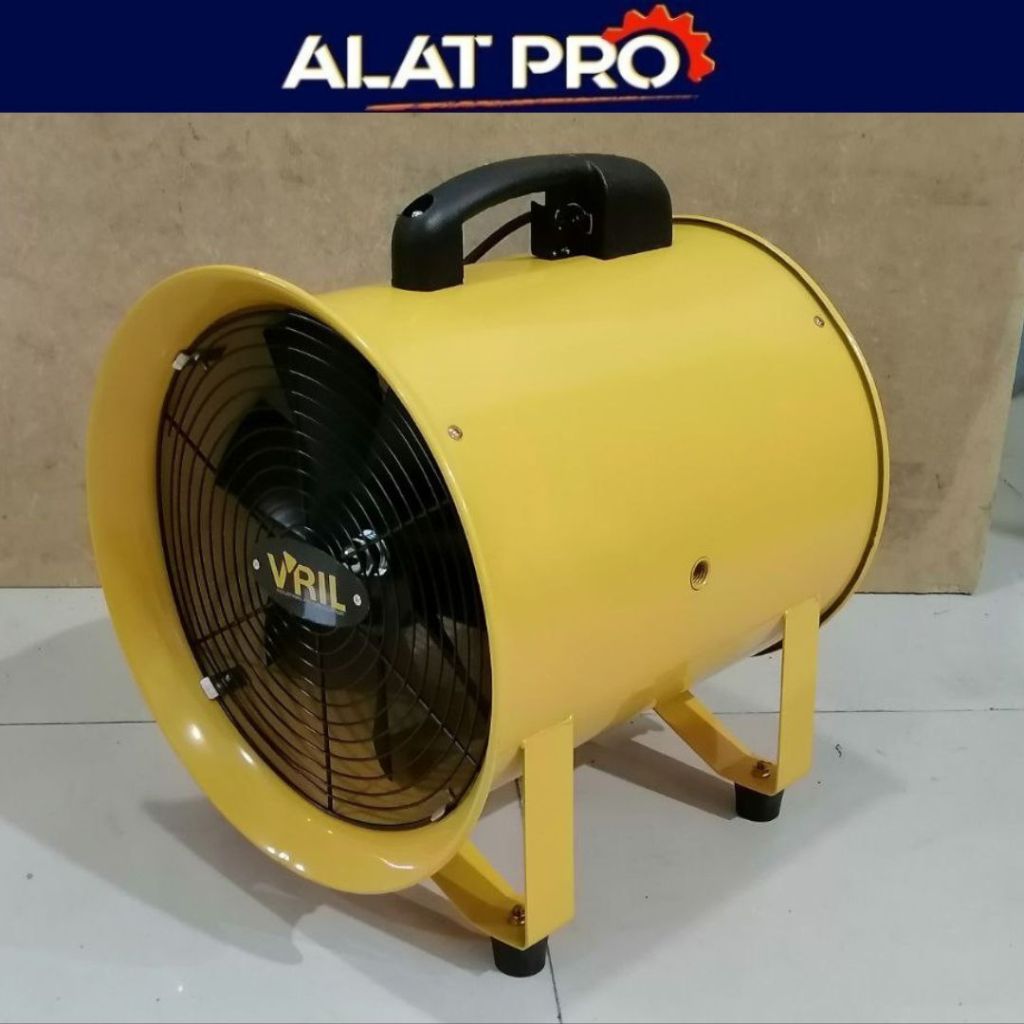 Vril VF-12T 520W 12" Portable Ventilator & Blower Fan With Stand - 6 ...