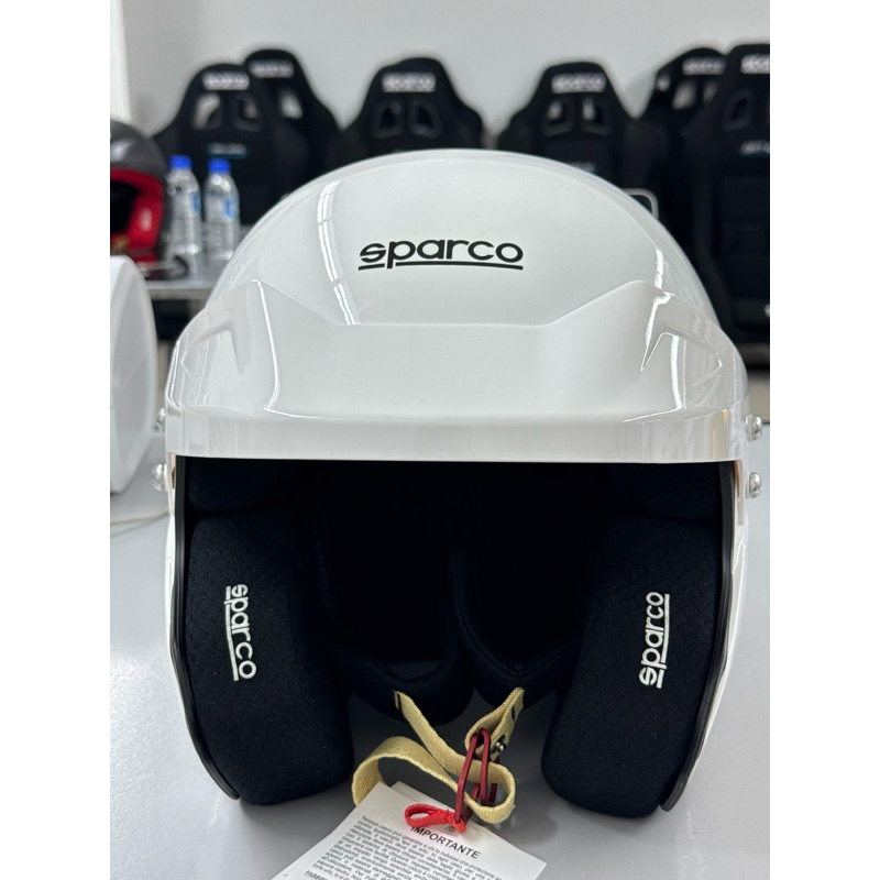 SPARCO RJ Open Face FIA Helmet / White / FIA8859-2015 / SNELL SA2020 ...