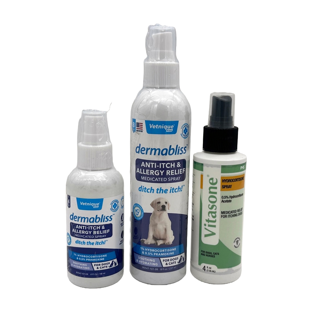 PHS Vitasone / Vetnique Dermabliss Anti-Itch & Allergy Relief Spray for ...
