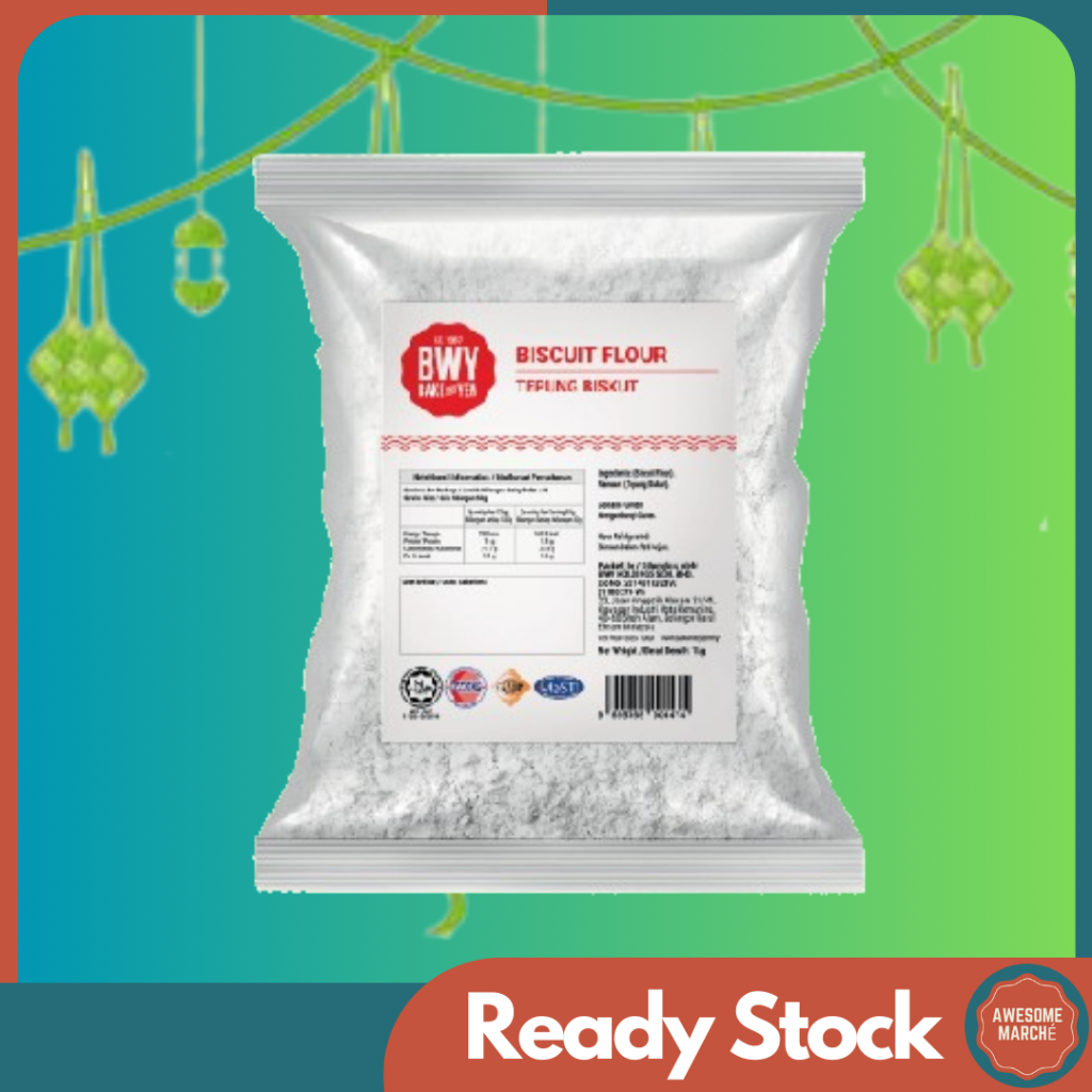 BWY Biscuit Flour 1kg (Medium Protein) 中筋面粉 | Shopee Malaysia