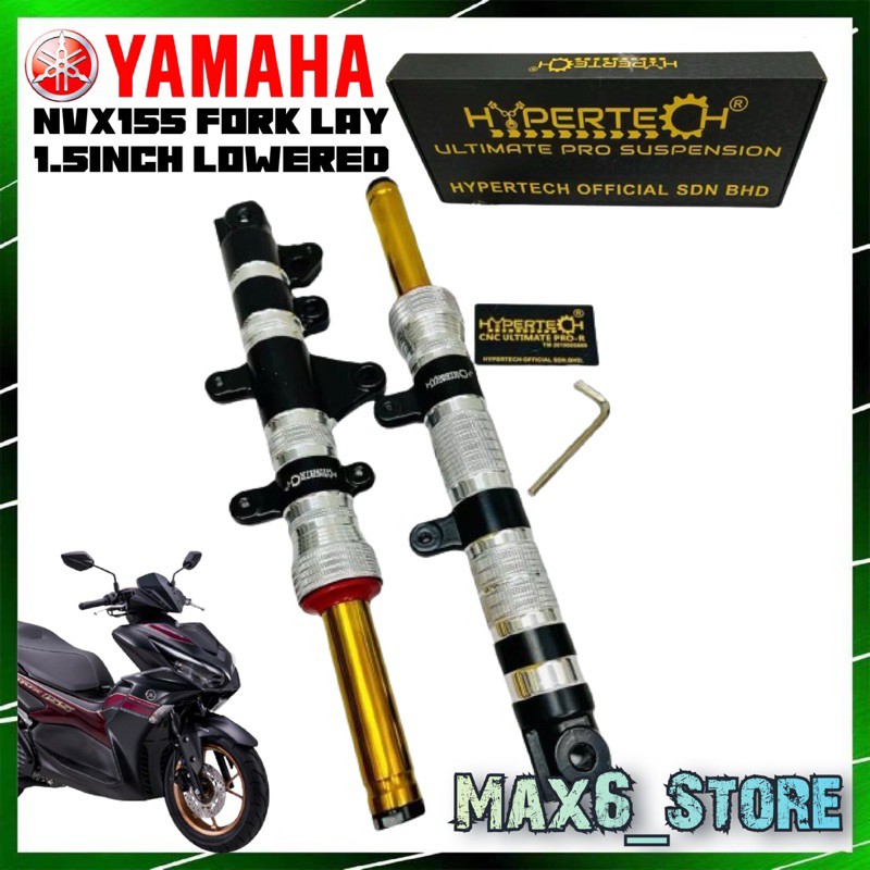 HYPERTECH ULTIMATE PRO-V2 NVX155 V1 V2 V3 FORK LAY NVX LOWERED 1.5 INCH ...