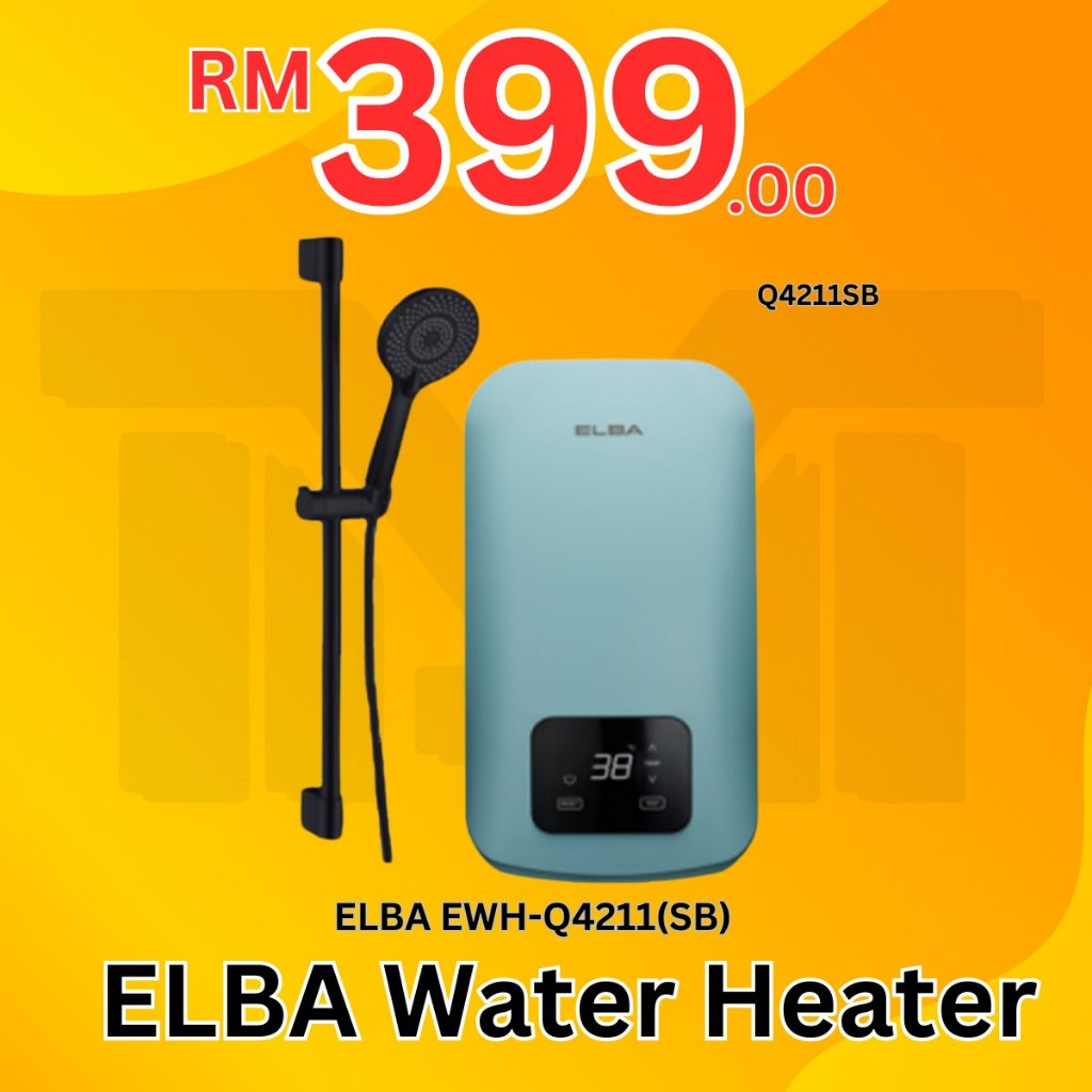 Elba Instant Water Heater | Snow White | ATTIVO Series | With AC ...