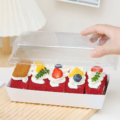 AR - (10 Pcs) Microwaveable/Oven/Steam Kotak Kek Packaging Cake Box ...