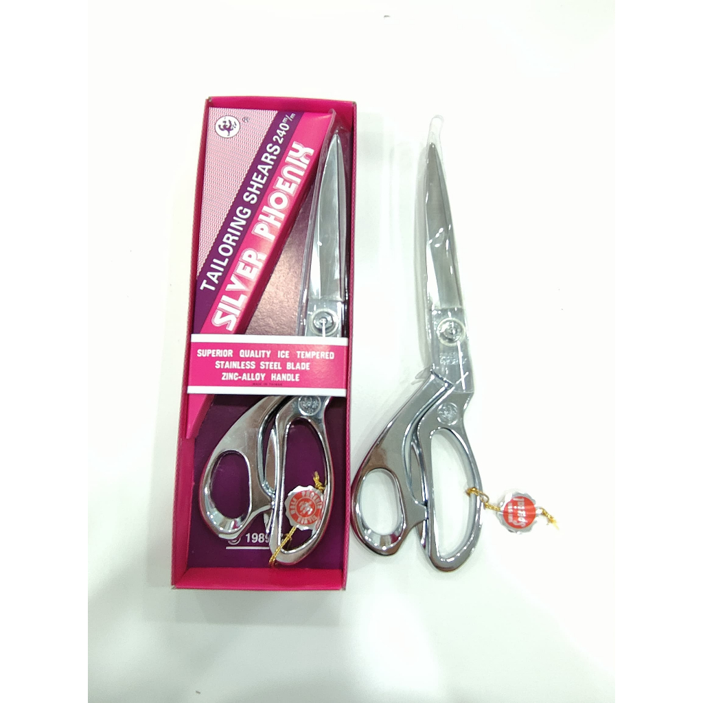 🔥READY STOCK🔥 Gunting Kain Silver Phoenix /Tailoring Scissor Silver ...