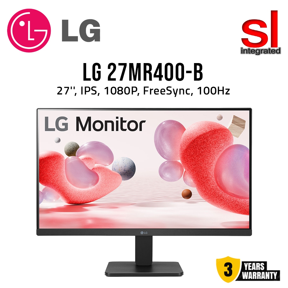 LG 27MR400-B 27'' IPS 1080 FHD with AMD FreeSync 100Hz Monitor | Shopee ...
