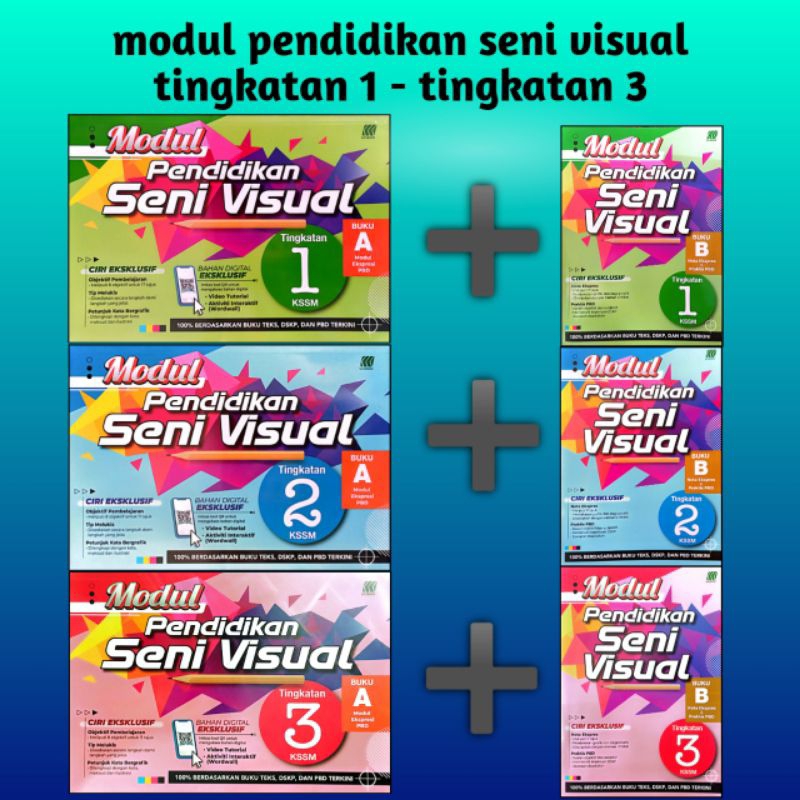 modul pendidikan seni visual tingkatan 1 - tingkatan 3( buku A + buku B ...