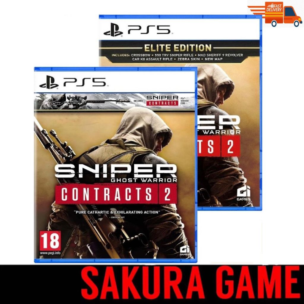 PS5 Sniper Ghost Warrior Contracts 2 Elite Edition / Double Pack ...