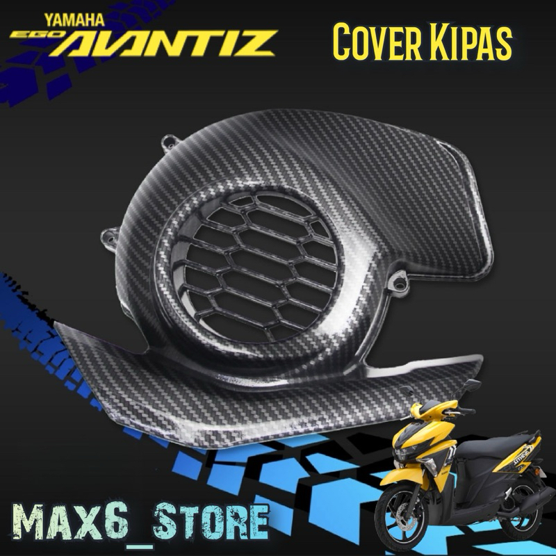 SOLARIZ EGO AVANTIZ Magnet Cooling Fan Cover Carbon Penutup Kipas Angin ...