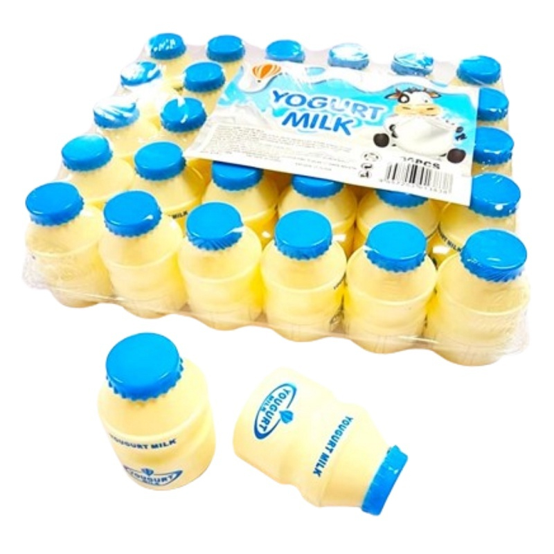 Halal 30Pcs Yougurt Milk / Strawberry / Pineapple Fruit Yogurt Milk ( ± ...