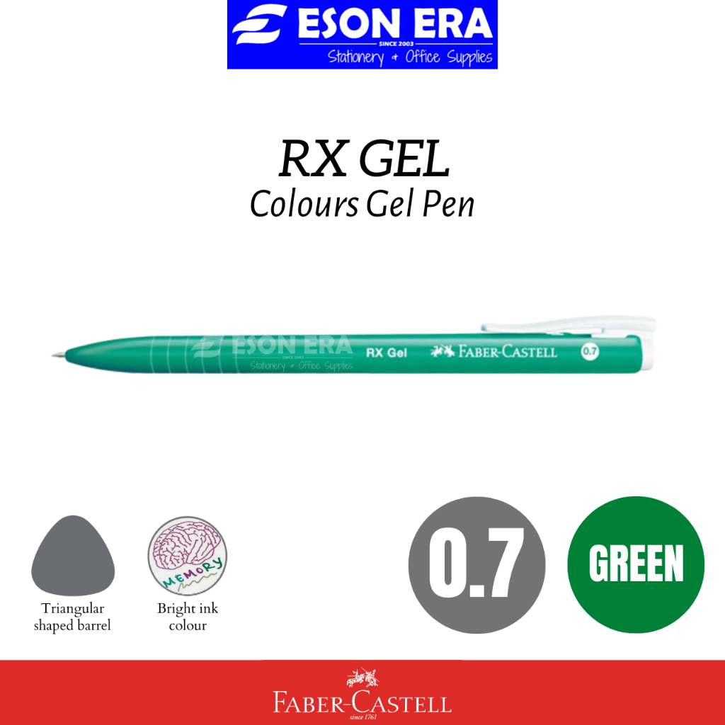 Faber-Castell RX GEL Gel Pen Colour 0.7mm | Shopee Malaysia