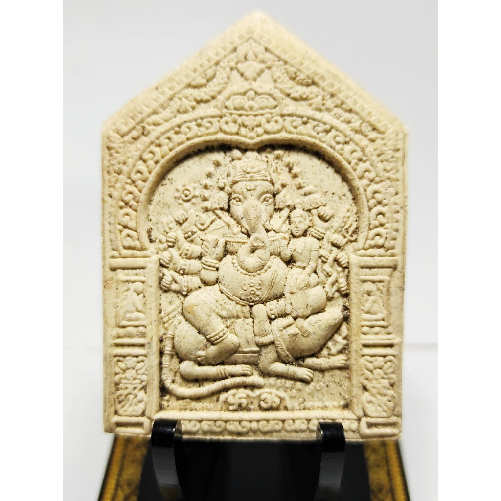 泰国佛牌 Amulet Ganesha Pikanet 象神 高5cm 高僧 Kruba Waroot 庙 Wat Pong Wanaram ...