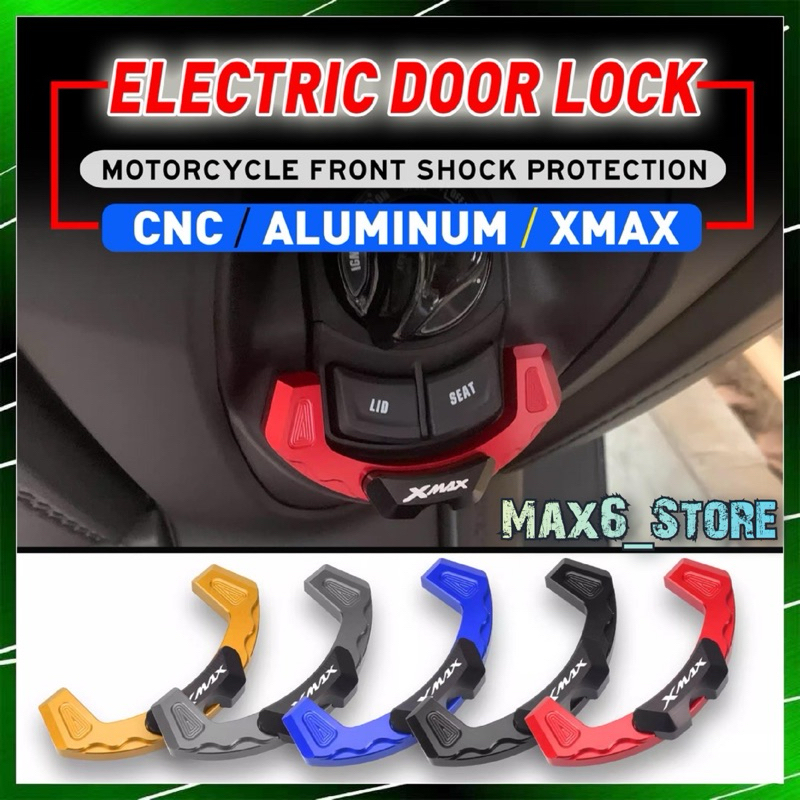 YAMAHA XMAX250 CNC Aluminum Electric Door Lock Cover Ignition Switch ...