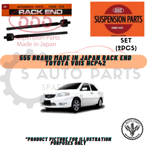 TOYOTA VIOS NCP42 555 BRAND MADE in JAPAN RACK END | Shopee Malaysia