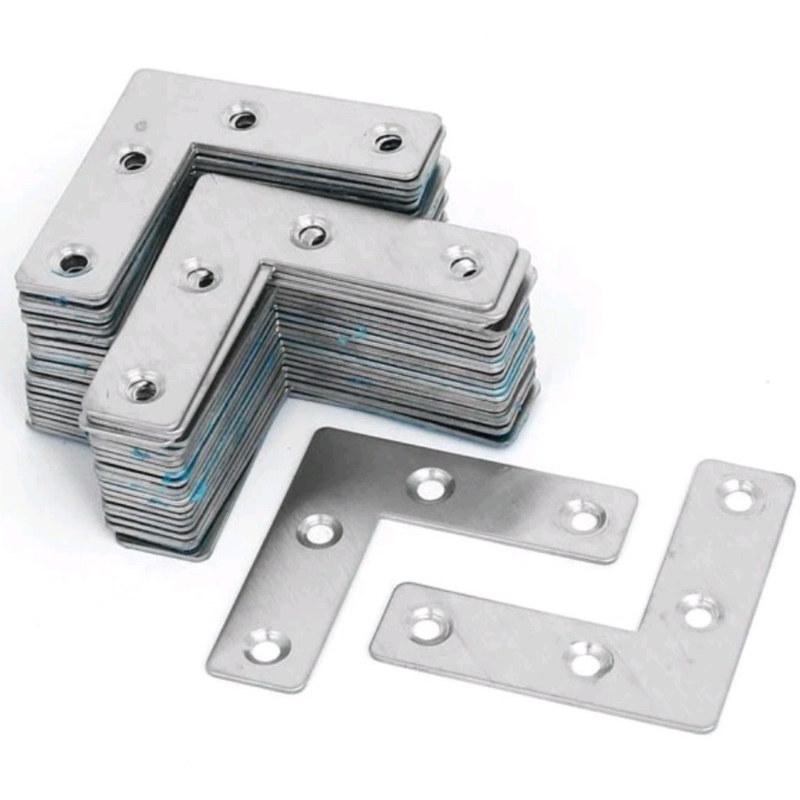 90° Angle Plate Corner Flat L-Shape Bracket | Shopee Malaysia