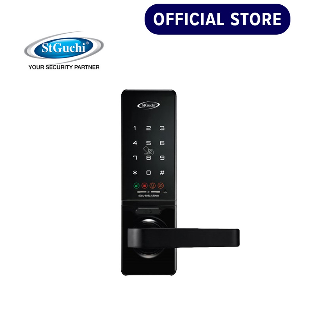 St Guchi Digital Door Lock [RFID Card/PIN Code] SGDL-809L with Big ...