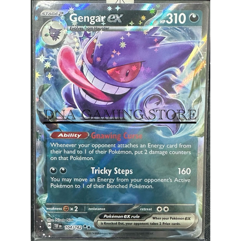 POKEMON TCG : TF GENGAR EX 104/162 | Shopee Malaysia