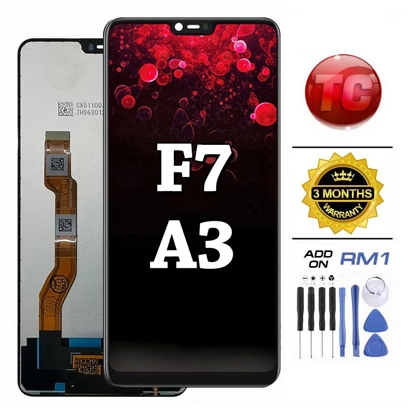 LCD OPPO F7/ A3 Compatible For Original Glass Touch Screen Digitizer ...