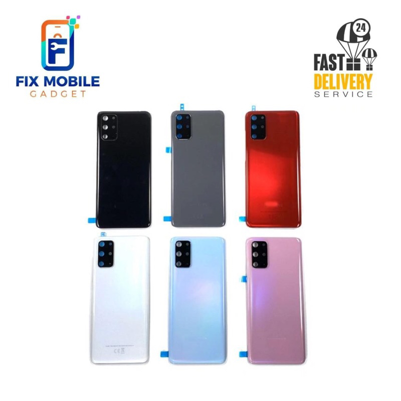 SAMSUNG S20 PLUS S20+ S20 + BACK GLASS BATTERY COVER WITH CAMERA LENS ...