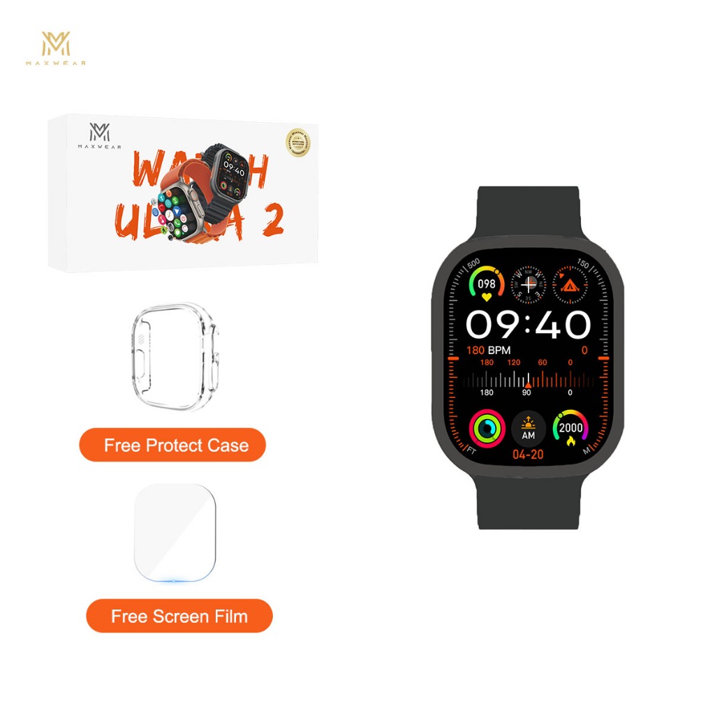 Maxwear Watch Ultra 2 Smartwatch 2.01inch 49MM Dynamic Island ...