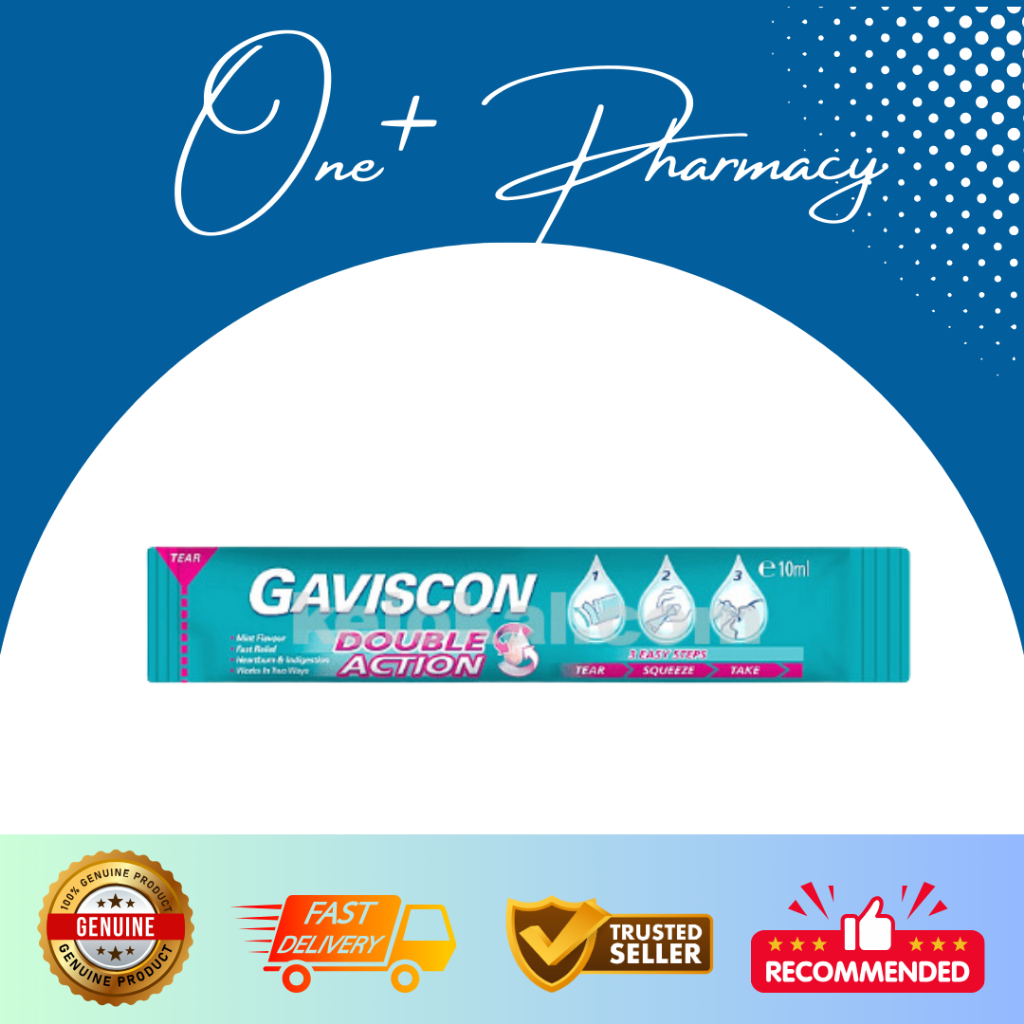 Gaviscon double action liquid 10ml sachet (for gastric) | Shopee Malaysia