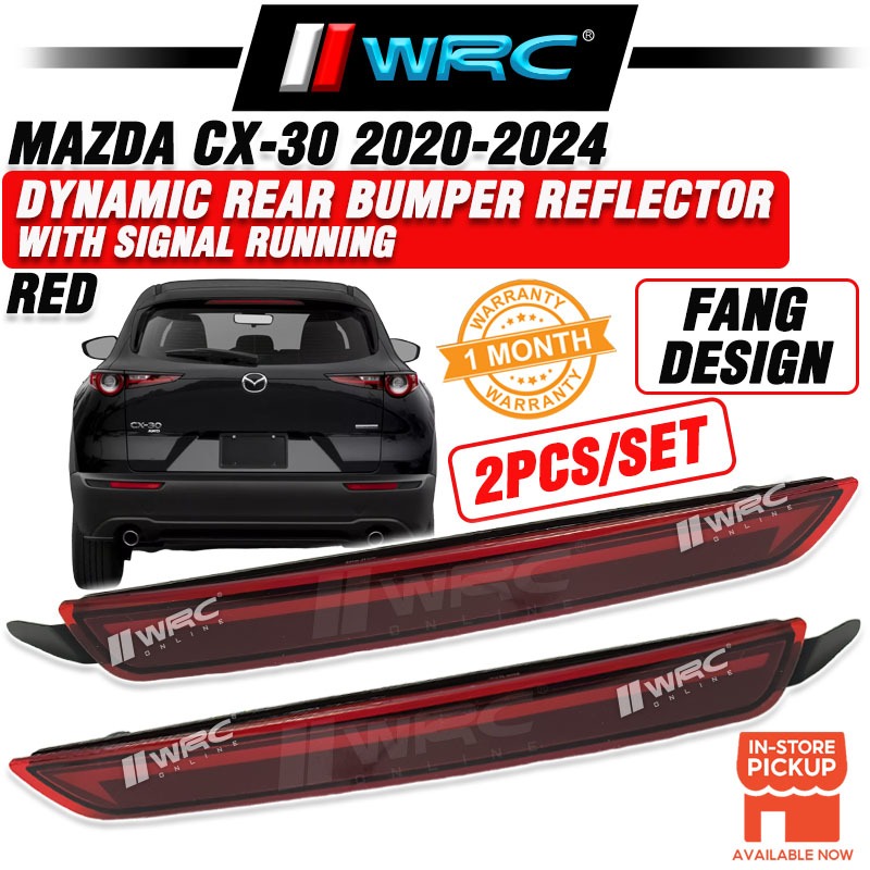 Mazda CX-30 CX30 2020 - 2024 Dynamic Rear Bumper Reflector With Signal ...