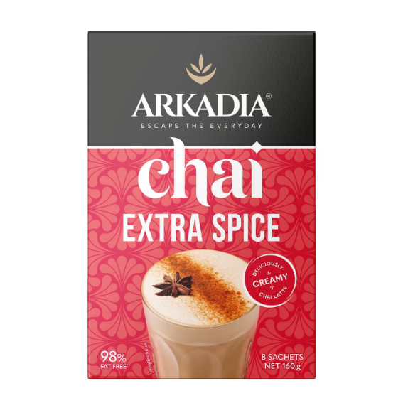 Arkadia Chai Tea Extra Spice 8 Pack | Shopee Malaysia