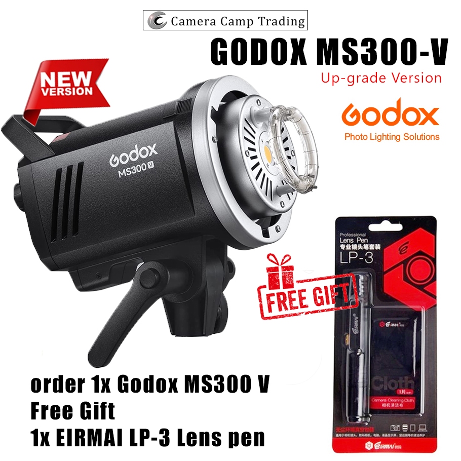 Godox NEW MS300V Studio Flash Built-in 2.4G wireless X system | Shopee ...