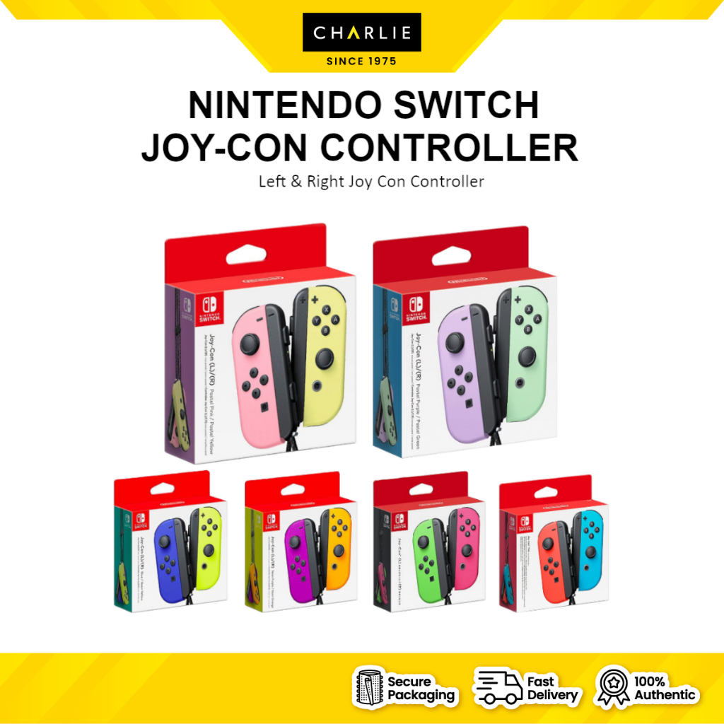 NINTENDO SWITCH JOY-CON CONTROLLER (L/R) | ORIGINAL NINTENDO MALAYSIA ...