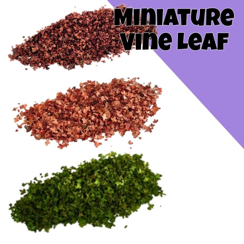 Miniature Vine Leaf (DIY material / for diorama) | Shopee Malaysia