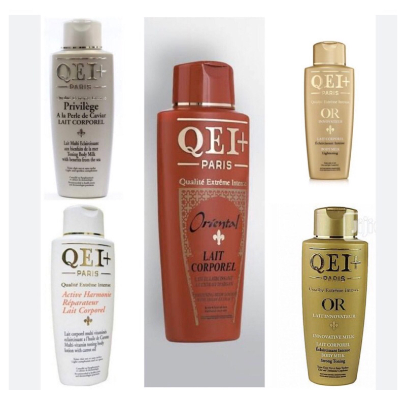 QEI+ Paris, Skin Lightening Body Lotion + Carrot Extract, 500ML, 100% ...