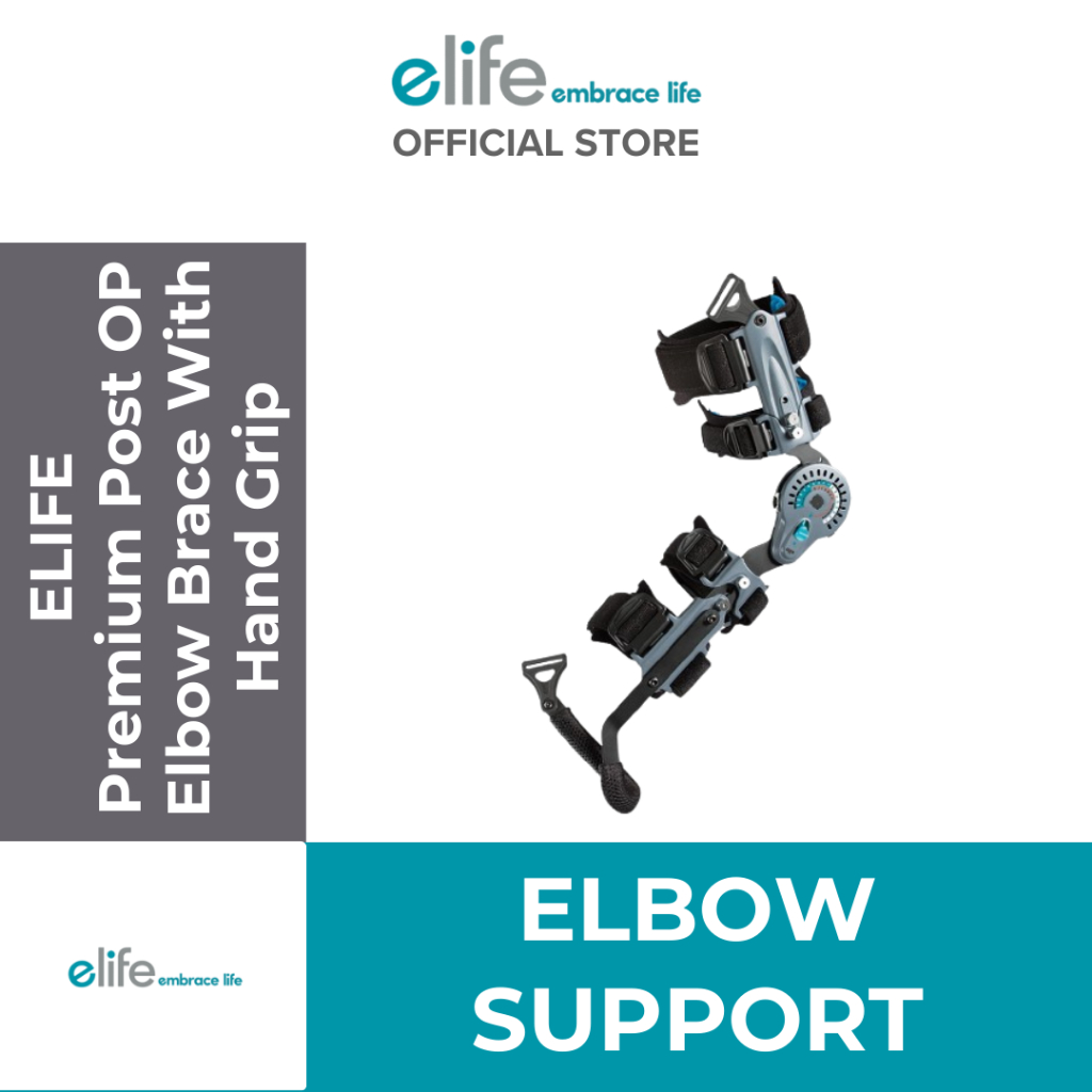 elife Post Op Elbow Brace With Hand Grip (Elbow Support) [E-EL094A ...