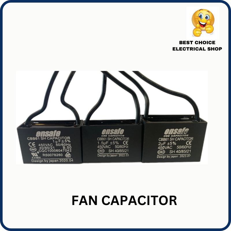 (1uf,1.5uf,2uf,2.5uf,3uf,3.5uf,4uf,5uf)Ensafe CBB61 450v Fan Motor ...